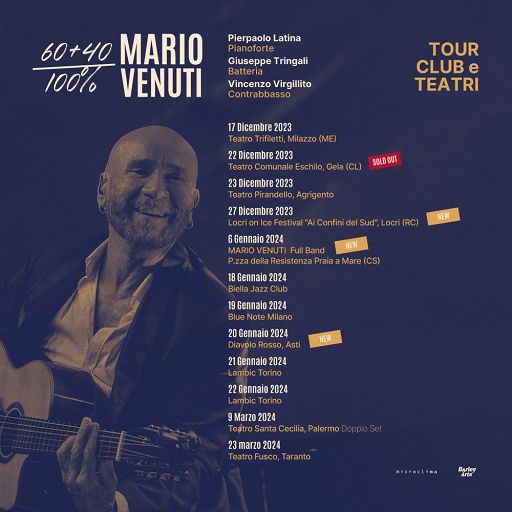 Mario Venuti festeggia 60 anni e 40 anni di carriera - StudioNews